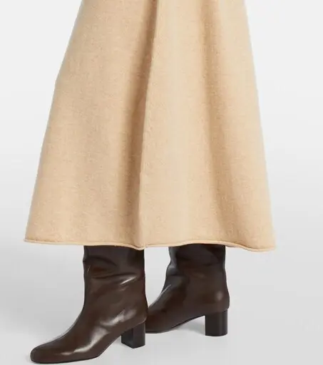 Extreme Cashmere Cashmere Blend Knitted Midi Skirt