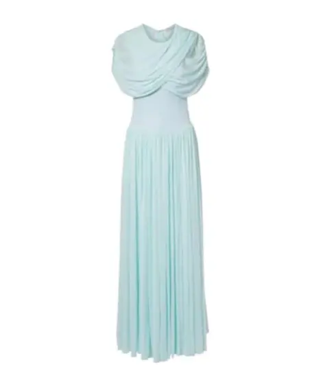 Simkhai Draped Pleated Gown