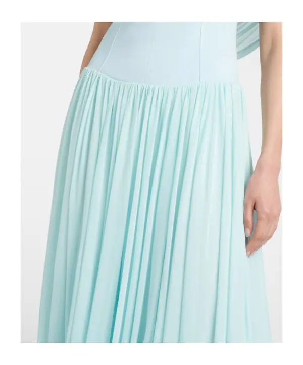 Simkhai Draped Pleated Gown