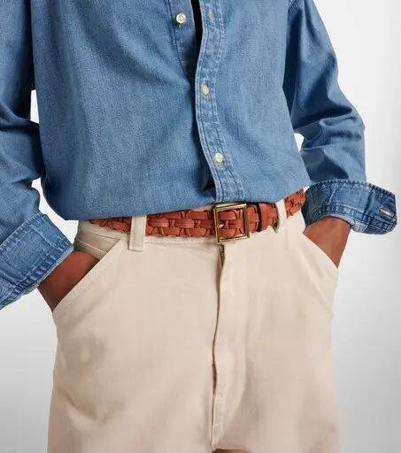 Polo Ralph Lauren Braided Leather Belt