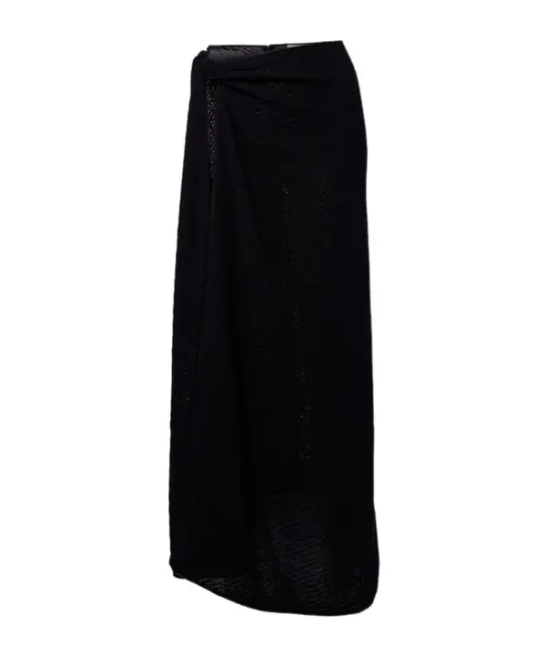 Christopher Esber Knitted Cotton-blend Maxi Skirt