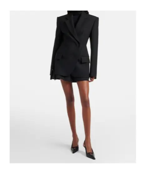 Sportmax Ghiera Belted Virgin Wool Shorts