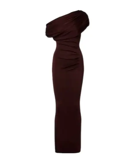 SELF-PORTRAIT Draped Ruched Gown