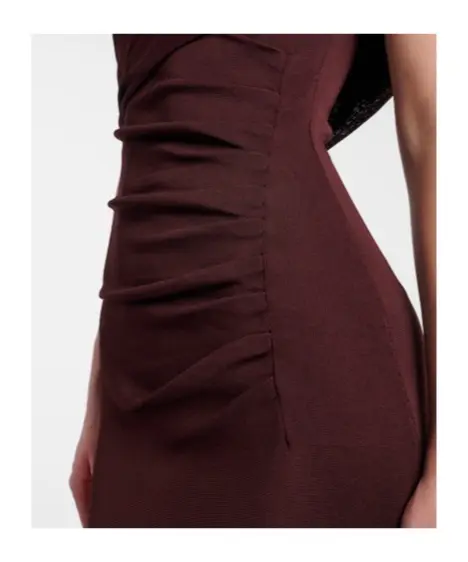 SELF-PORTRAIT Draped Ruched Gown