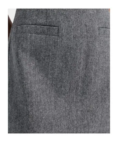 SELF-PORTRAIT Herringbone Wool-blend Minidress