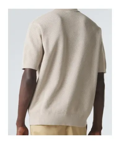 Sunspel Knitted Polo Shirt