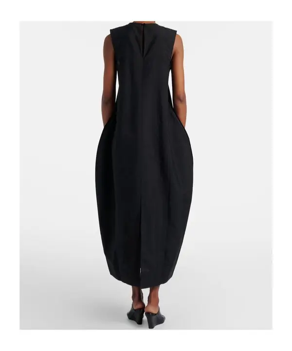 RÓHE Linen And Silk-blend Midi Dress
