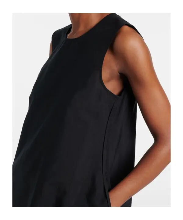 RÓHE Linen And Silk-blend Midi Dress