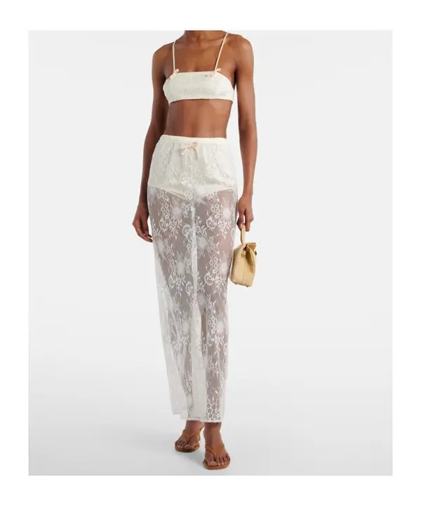 AYA MUSE Eteri Floral Lace Maxi Skirt