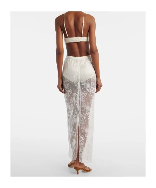 AYA MUSE Eteri Floral Lace Maxi Skirt
