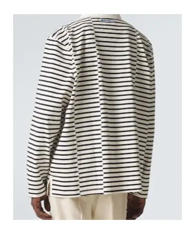 WALES BONNER City Striped Polo Shirt