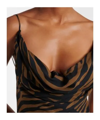 Blumarine Zebra-print Maxi Dress