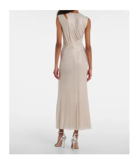 SELF-PORTRAIT Embellished Cutout Midi Dress