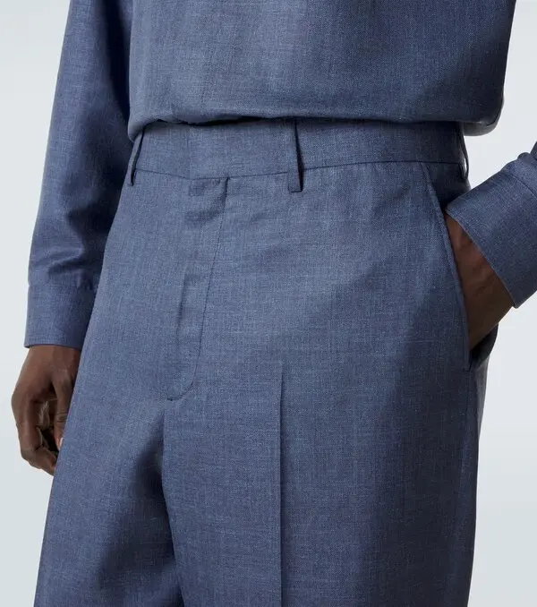 Gabriela Hearst Wool, Silk, And Linen Suit Pants