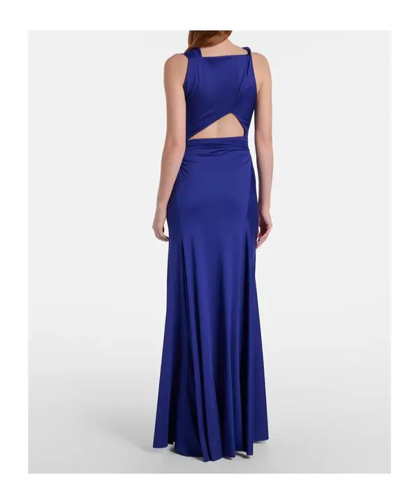 Victoria Beckham Asymmetric Draped Gown
