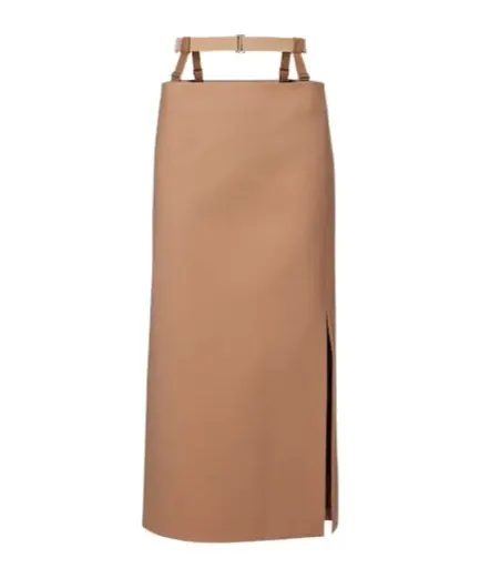 MUGLER Cutout Wool-blend Pencil Skirt