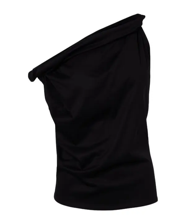 RÓHE One-shoulder Cotton-blend Top