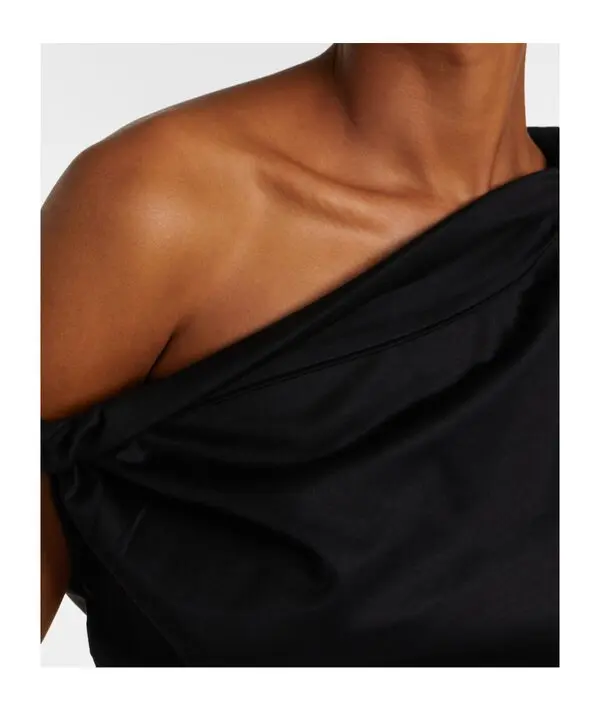 RÓHE One-shoulder Cotton-blend Top