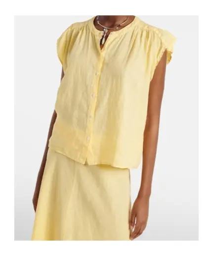 Velvet By Graham & Spencer Janey Linen Shirt