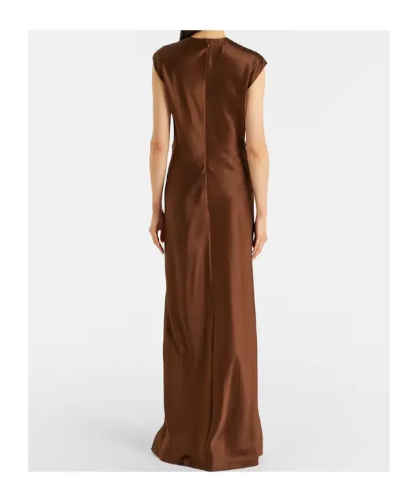 Veronica Beard Nelzy Silk-blend Satin Maxi Dress