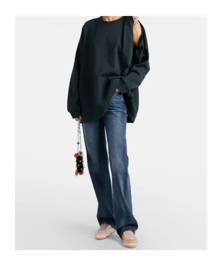 AREA Embellished Cotton Jersey T-shirt