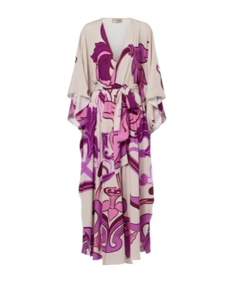 ADRIANA DEGREAS Printed Beach Cover-up
