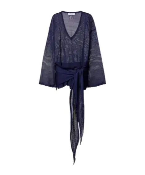 Attico Open-knit Minidress