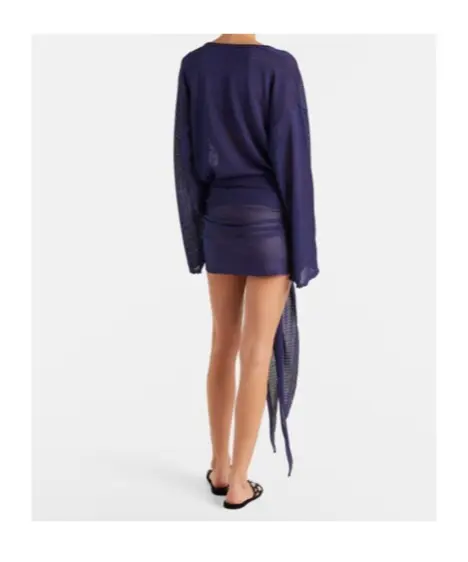 Attico Open-knit Minidress