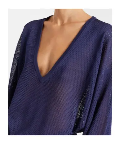 Attico Open-knit Minidress