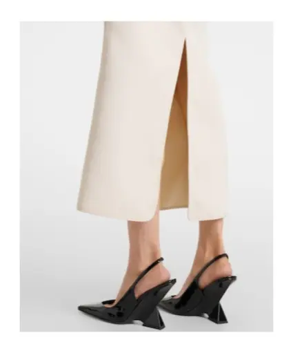 Maticevski Wingtip Draped Midi Dress