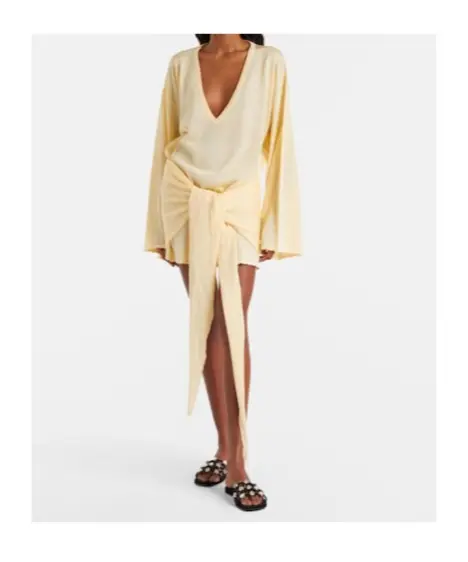 Attico Open-knit Minidress