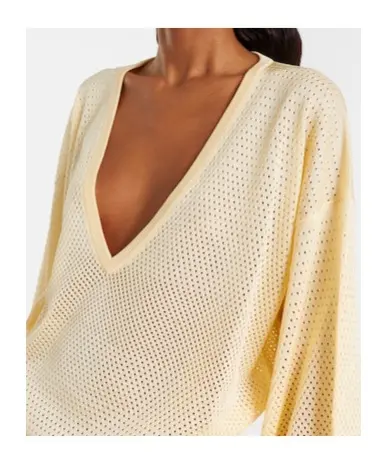 Attico Open-knit Minidress