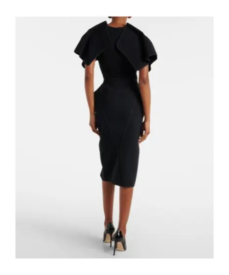 Maticevski Coco Peplum Midi Dress