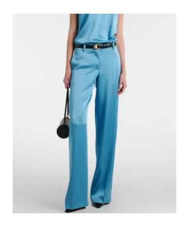 Stella McCartney Satin Wide-leg Pants