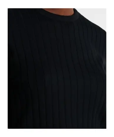 Plan C Ribbed-knit Cotton Top