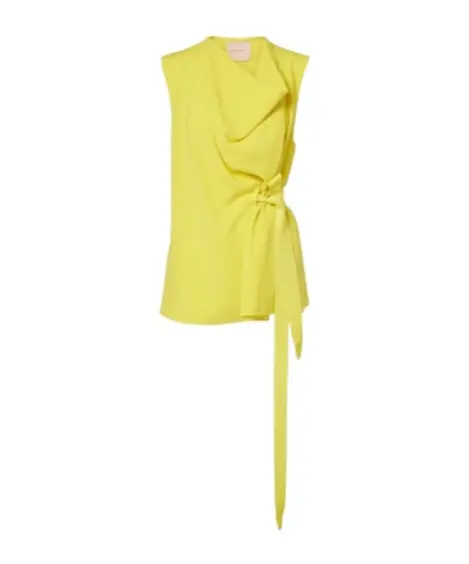 ROKSANDA Rua Draped Belted Top