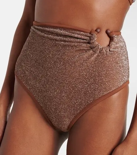 Johanna Ortiz Lamé Bikini Bottoms