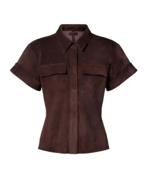 Stouls Miller Suede Shirt - Black