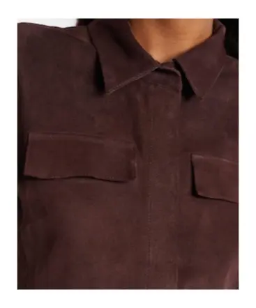 Stouls Miller Suede Shirt - Black