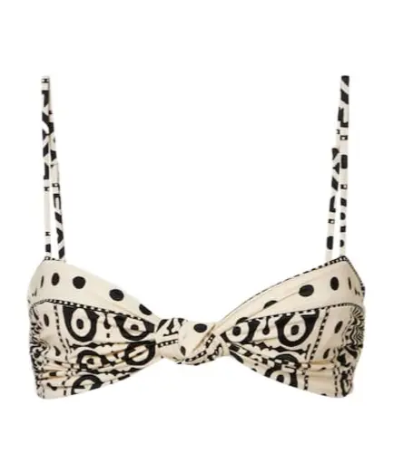 Johanna Ortiz Printed Bikini Top