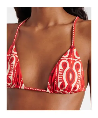 Johanna Ortiz Printed Bikini Top