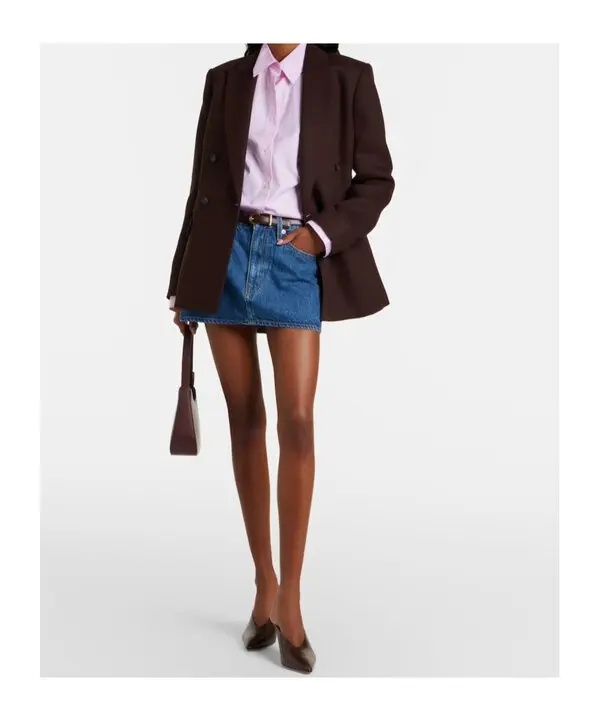 SLVRLAKE Micro Denim Miniskirt