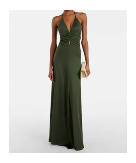 Victoria Beckham Ruched Maxi Dress