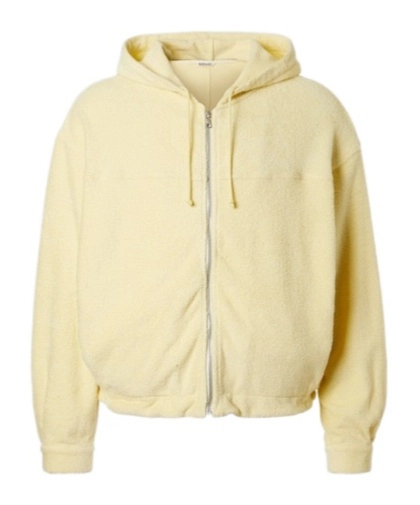 Auralee Cotton-blend Pile Zip-up Hoodie