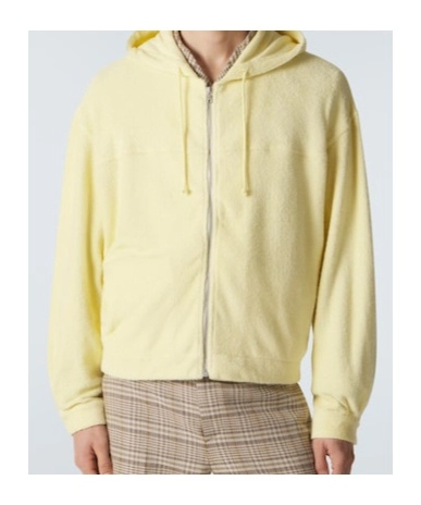 Auralee Cotton-blend Pile Zip-up Hoodie