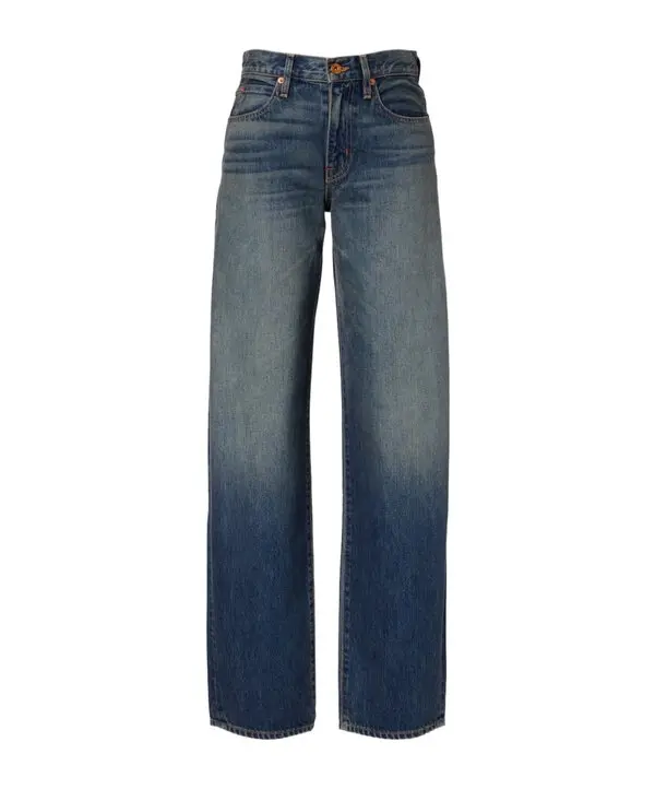 SLVRLAKE Tess Faded Wide-leg Jeans - Blue