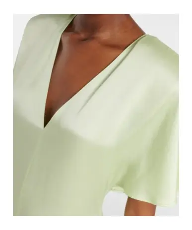 Stella McCartney Envers Satin Midi Dress