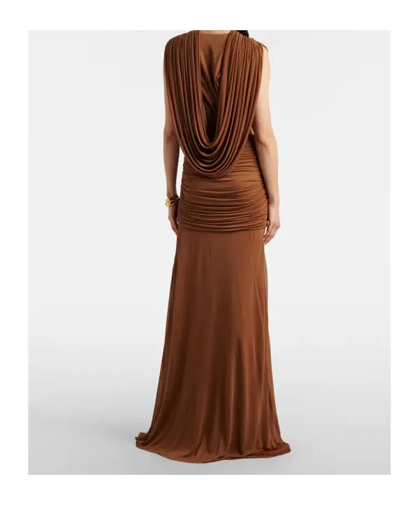 Christopher Esber Ripple Draped Jersey Gown