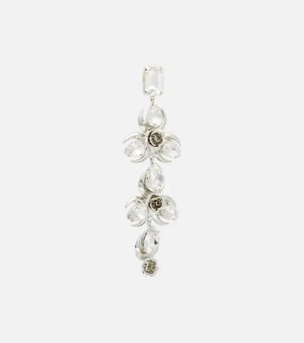 Magda Butrym Crystal-embellished Floral Drop Earrings