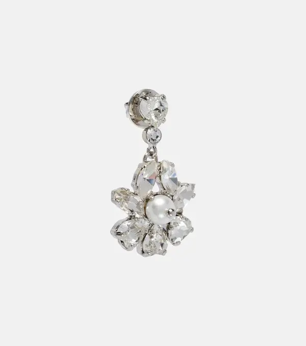 Simone Rocha Embellished Faux Pearl Drop Earrings